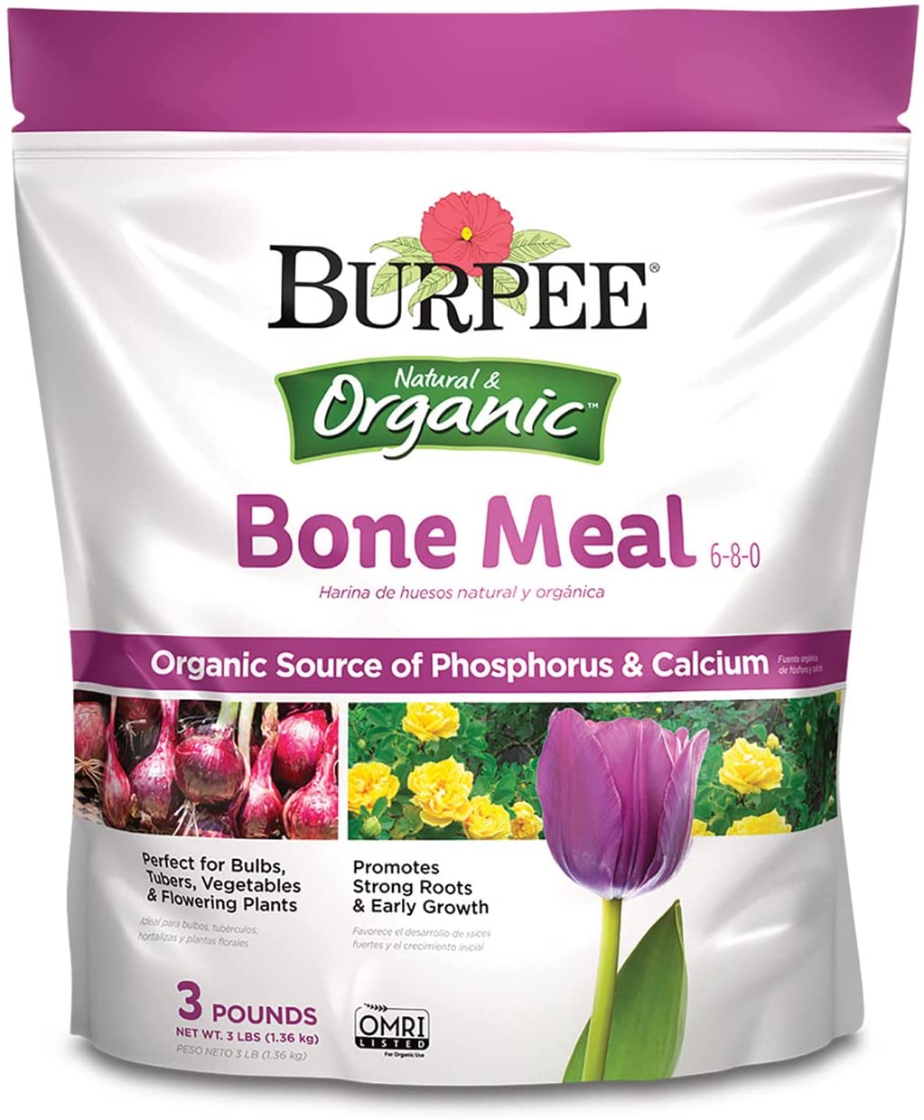 Burpee Bone Meal Fertilizer | Add to Potting Soil | Strong Root Develo ...